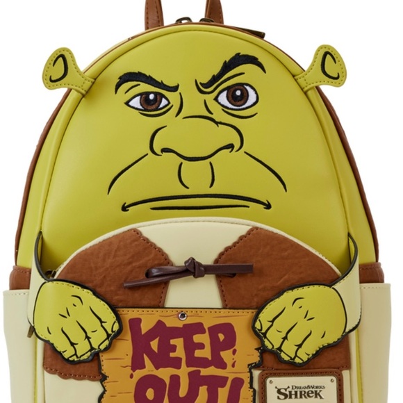 Loungefly | Bags | Nwt Loungefly Dreamworks Shrek Keep Out Mini ...